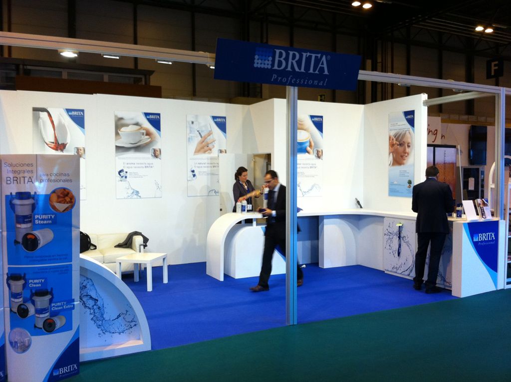 Design and installation of the booth by Brita STANDESIGN