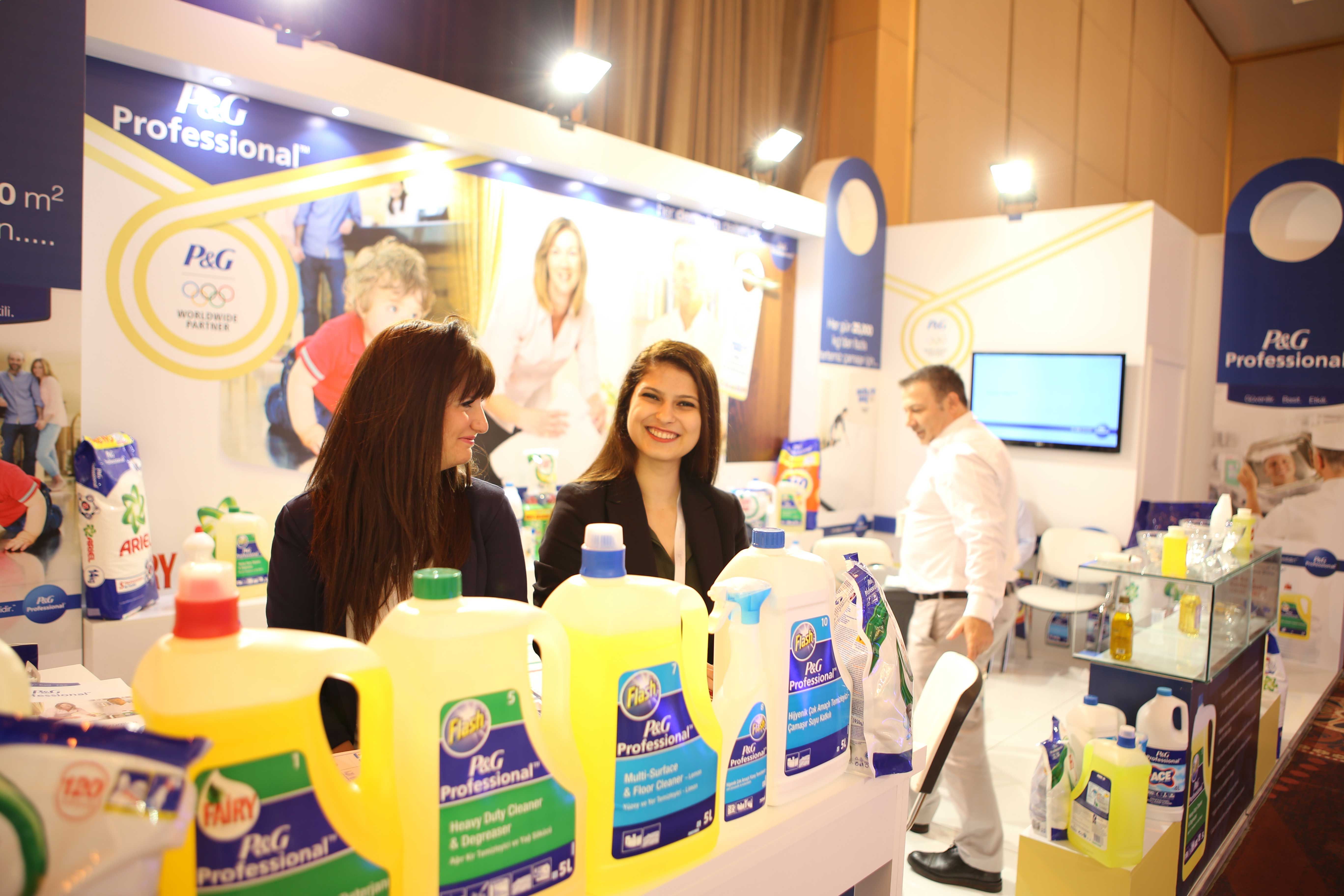 Interclean Istanbul exhibition wood stand application service