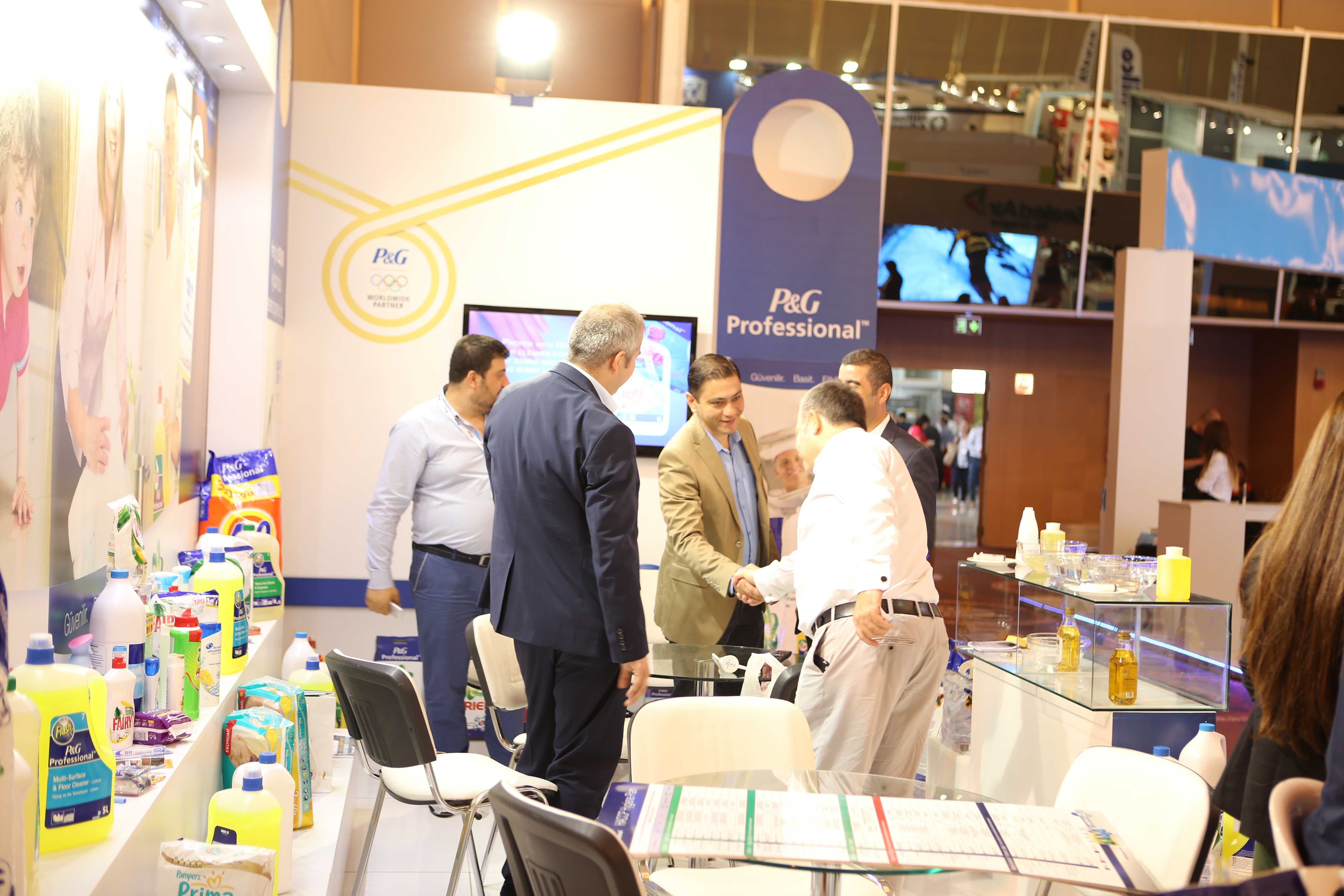 Interclean Istanbul exhibition wood stand application service