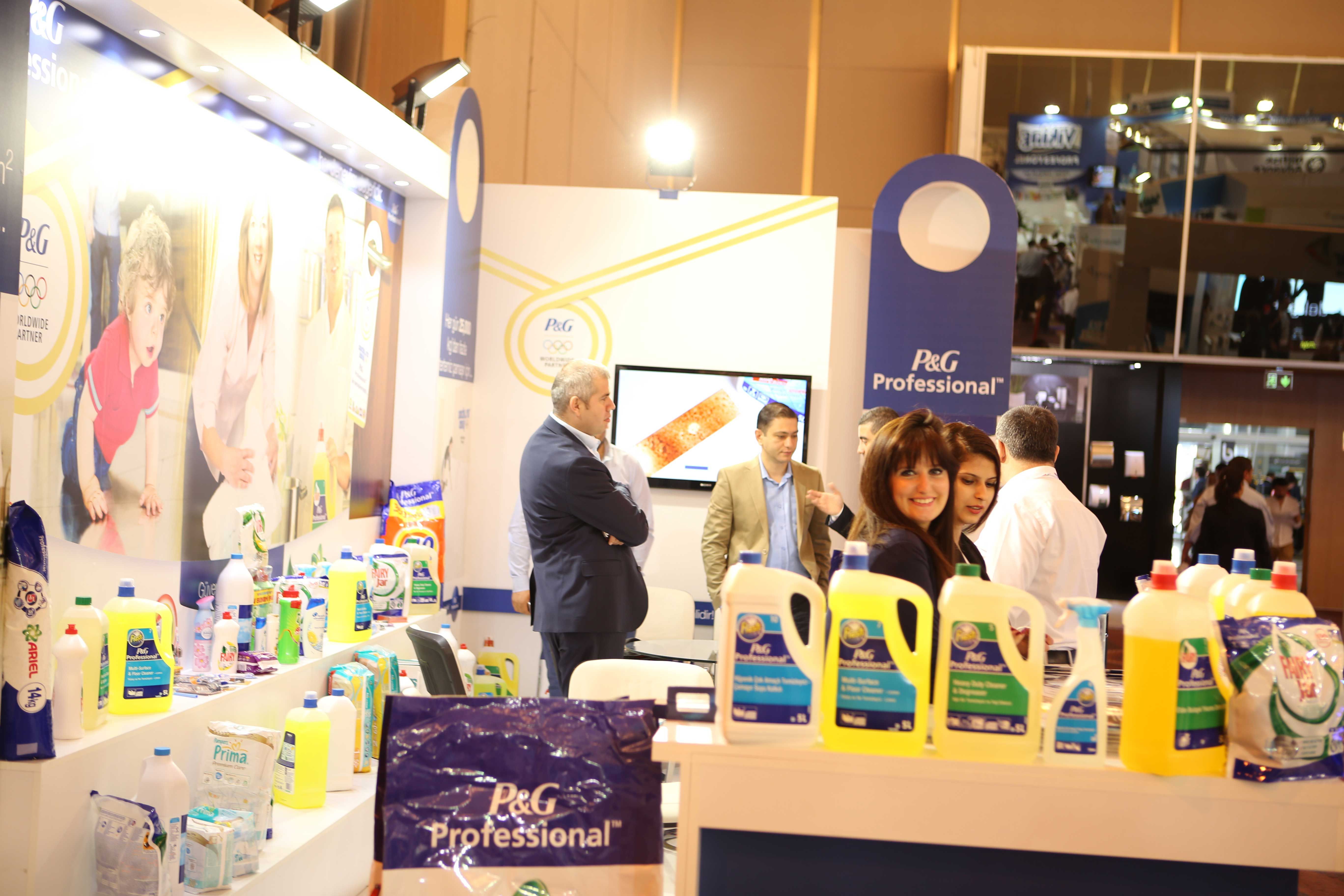 Interclean Istanbul exhibition wood stand application service