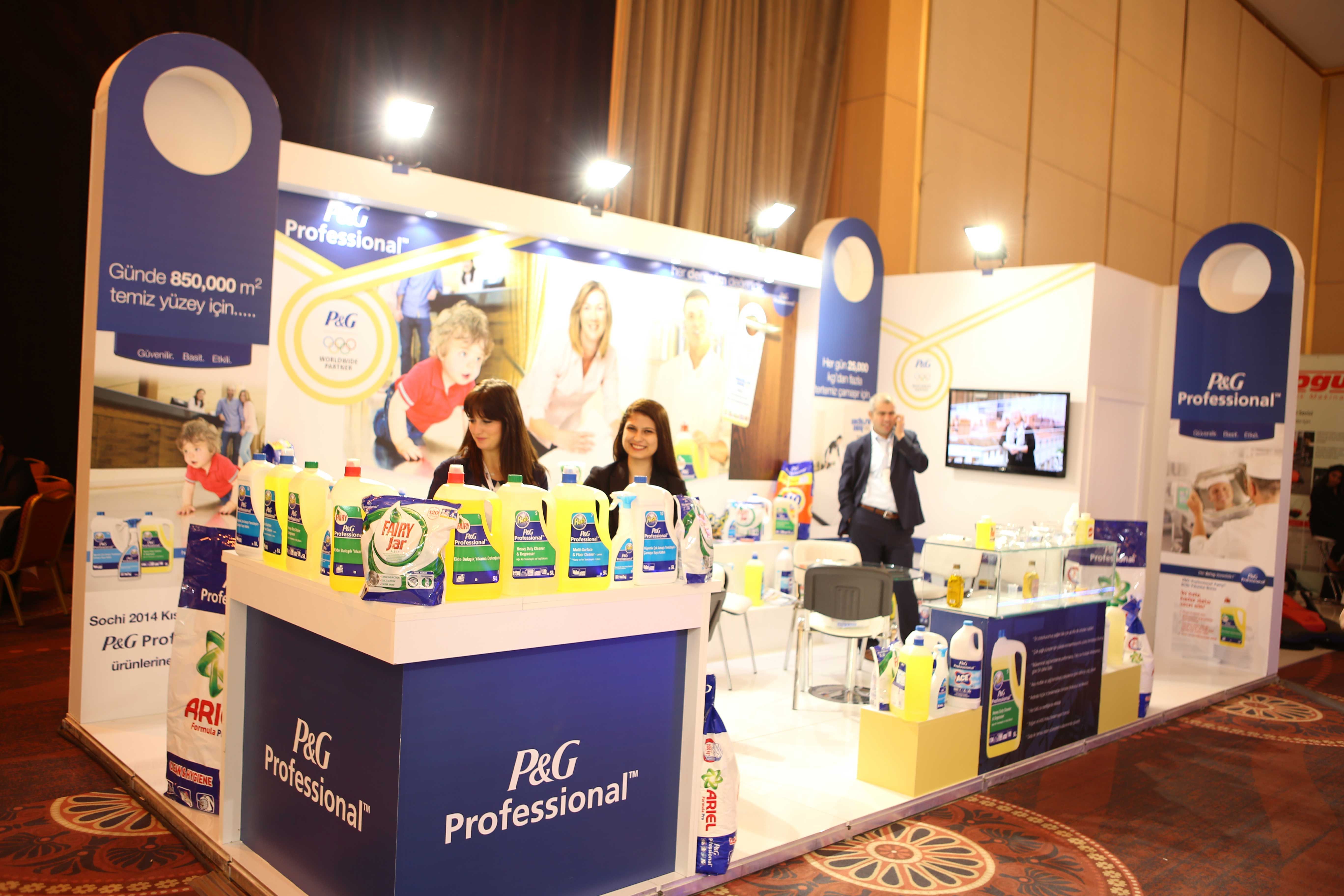 Interclean Istanbul exhibition wood stand application service