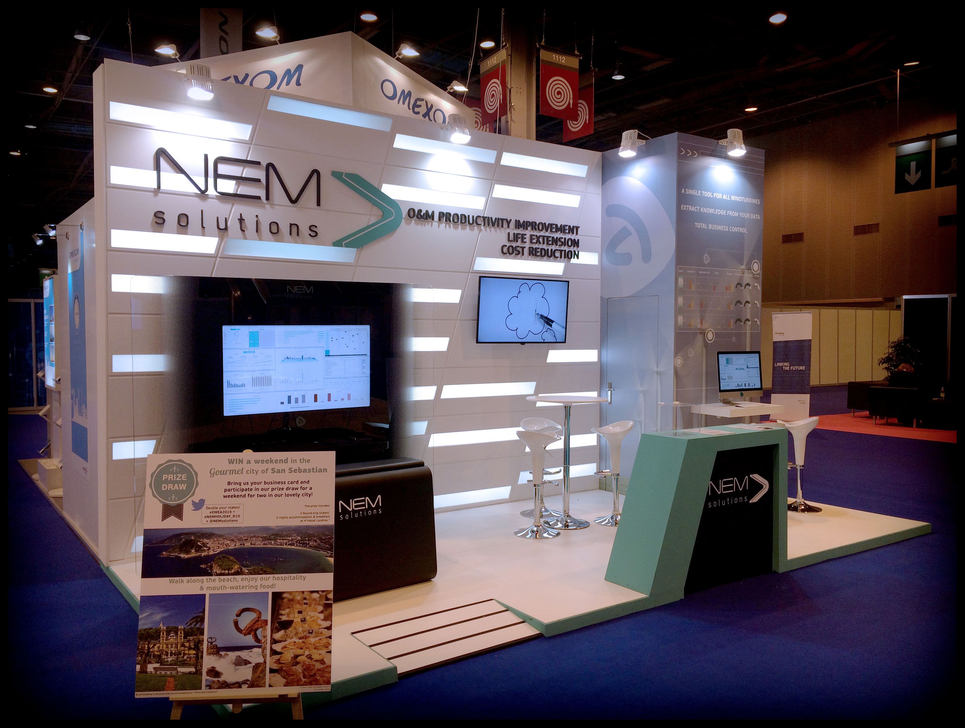 Diseñamos y construimos el exitoso stand de Nem Solutions para la feria ...