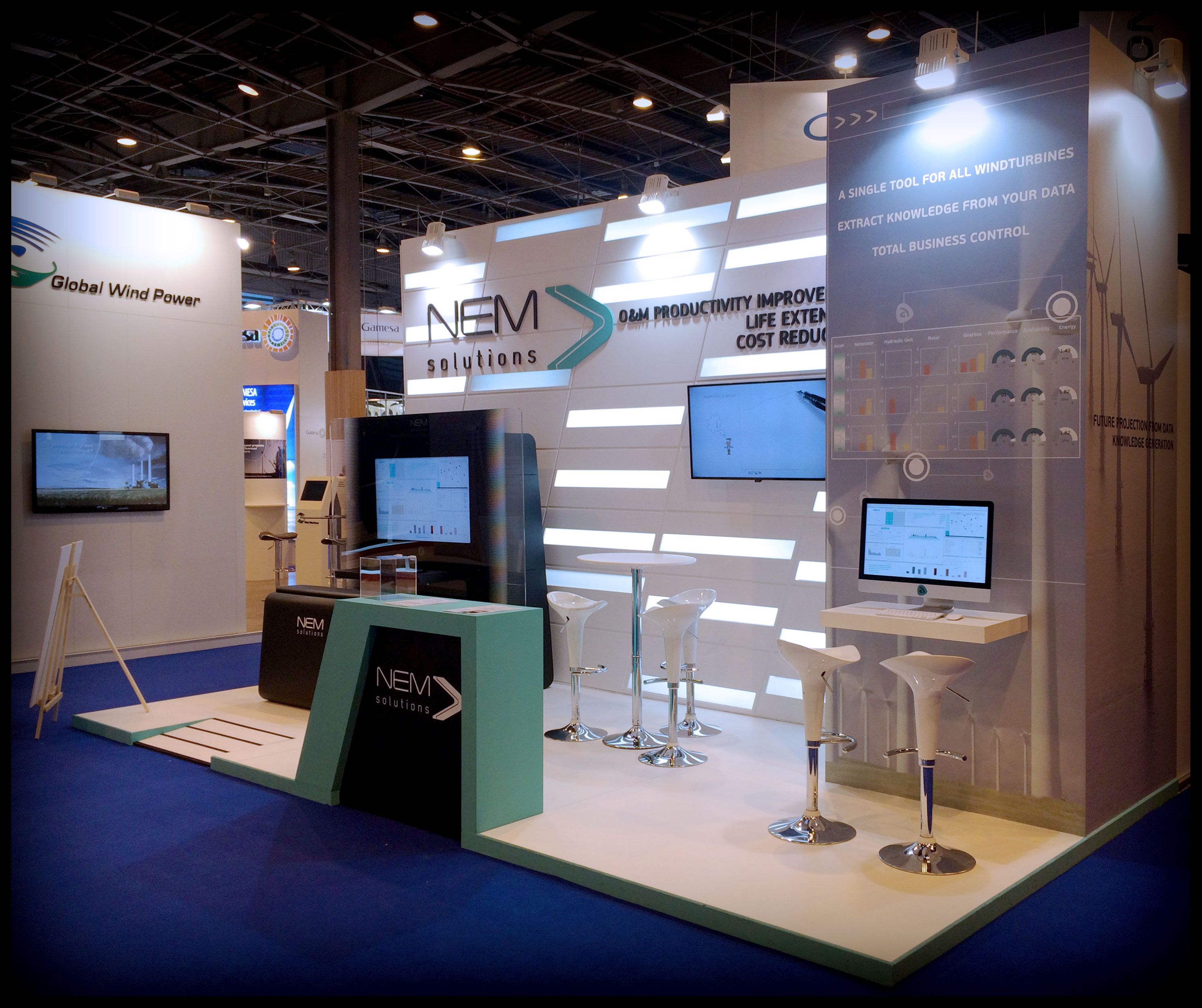 Diseñamos y construimos el exitoso stand de Nem Solutions para la feria ...