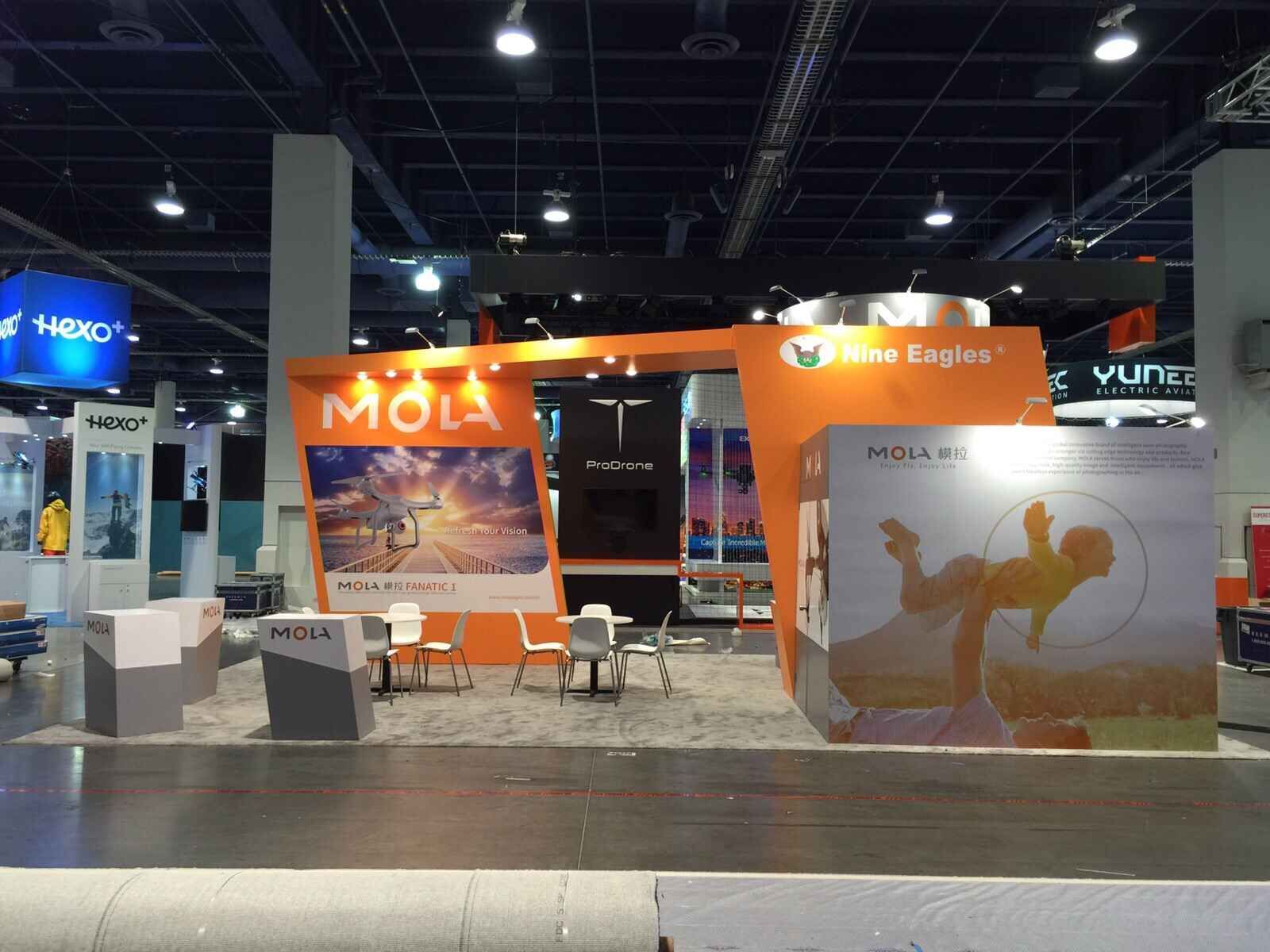 the booth building in China