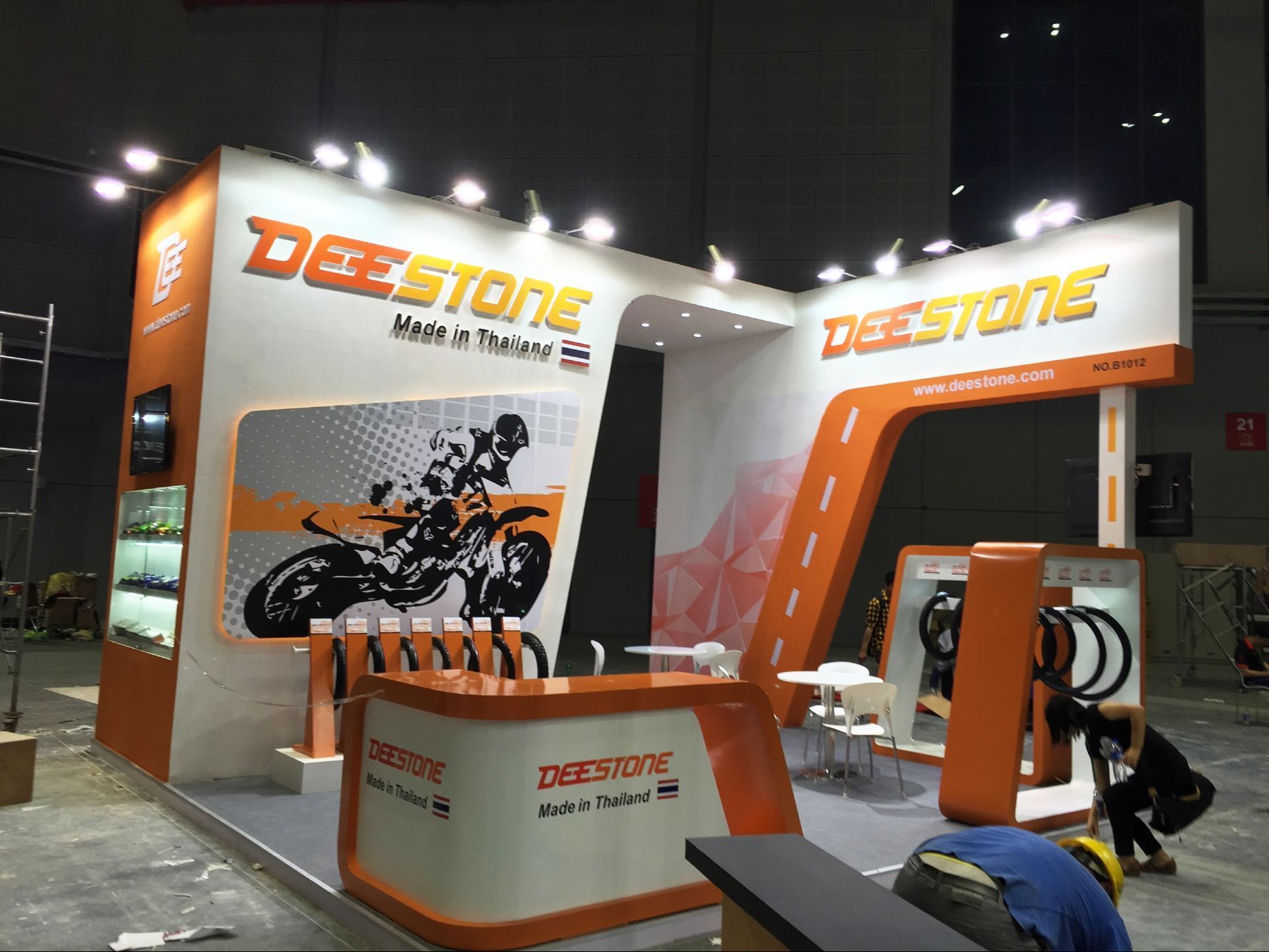 the booth building in China