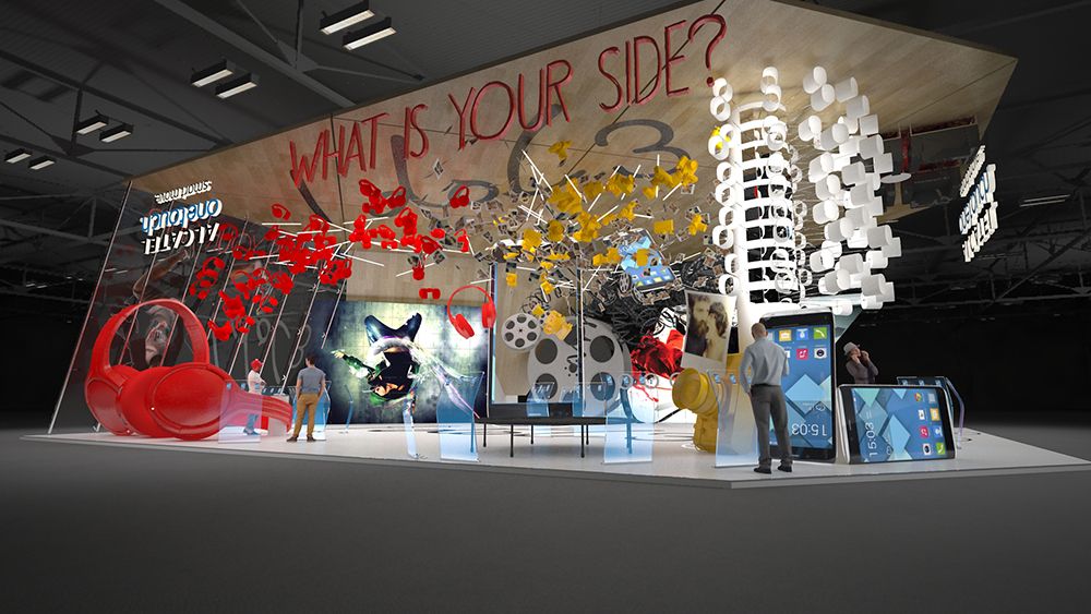 Stand creativo Contemporanea Eventi para MWC 2014